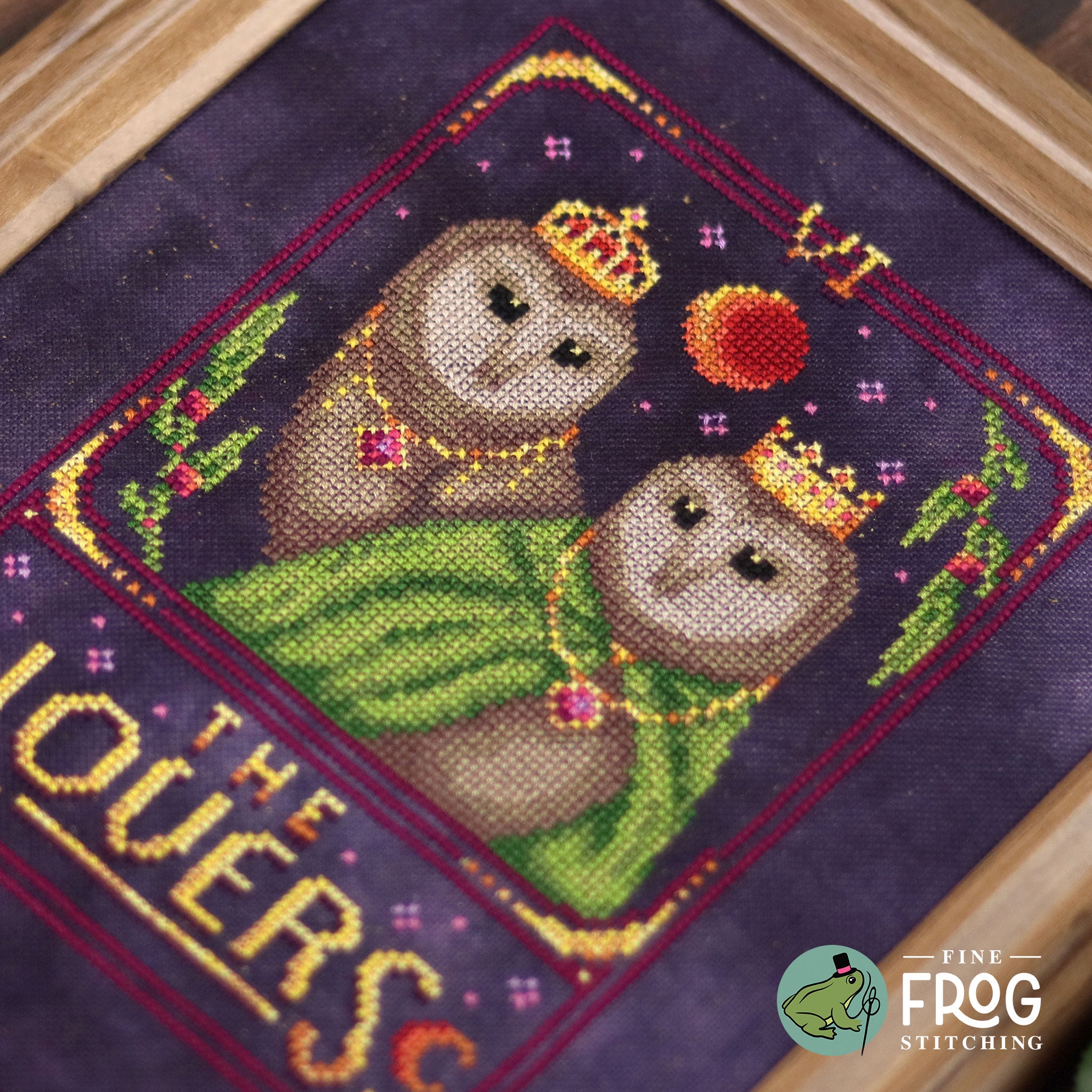 Feather Tarot: The Lovers - Barn Owl Tarot Card Cross Stitch Pattern P ...